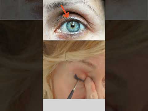 Best Eyeliner Hack ๐๐ผ Mature Eyes #eyeliner #eyelinertutorial #over50