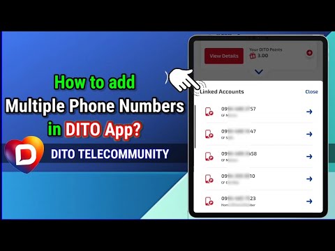 How to Add Multiple DITO Linked Numbers 2024 | DITO Linked Accounts | DITO Sim Card #viral #trending