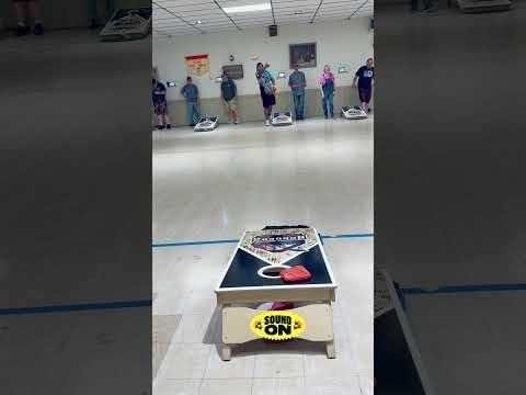 Watch me make a mistake and then correct it #cornhole #wtfcornhole #americancornholeleague