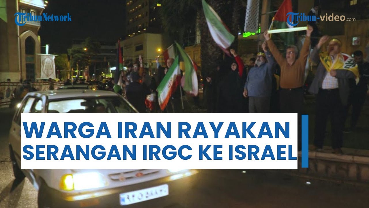 Kibarkan Bendera Palestina & Hizbullah, Warga Iran di Teheran Rayakan ...