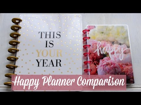 Happy Planner Mini & Classic Comparison