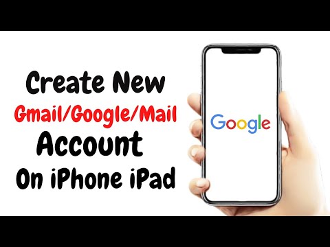 How To Create New Gmail On iPhone iPad iPod Without Phone Number 2022