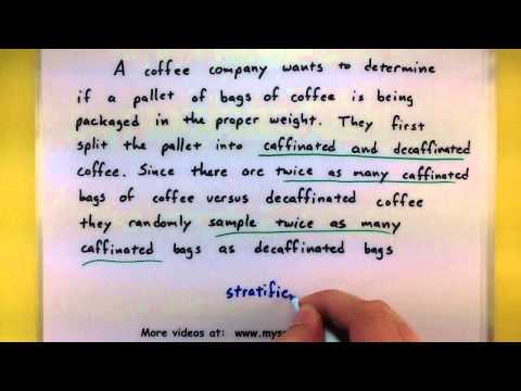 Statistics - Determine the type of sampling being used
