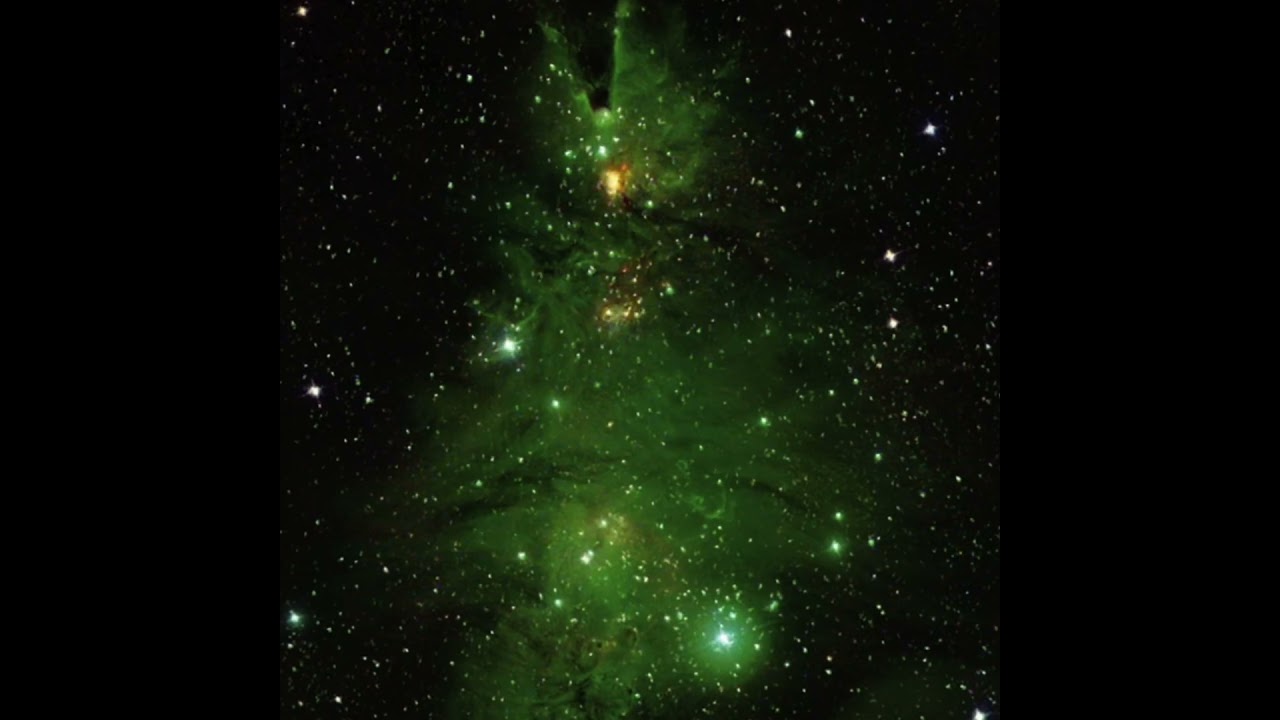 Christmas Tree Cluster illuminated by Powerful Telescopes