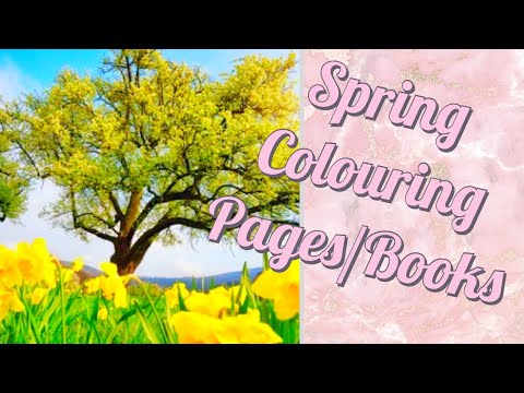 Spring Colouring Pages/Books