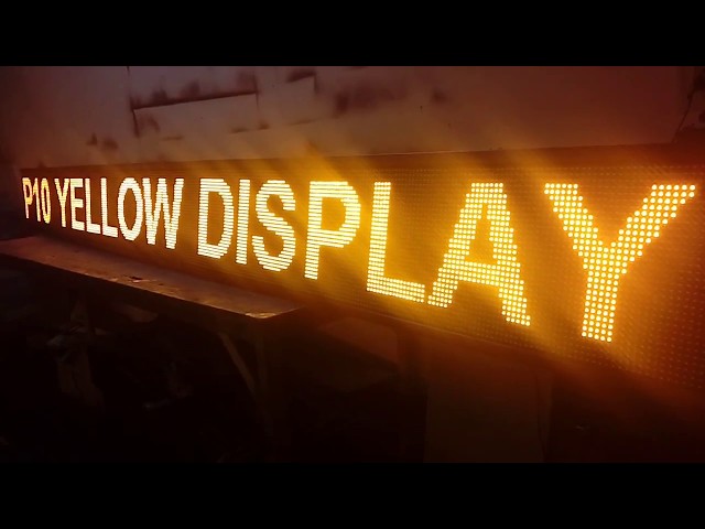 Scrolling LED Display Board - Scrolling Display Board Manufacturer from ...