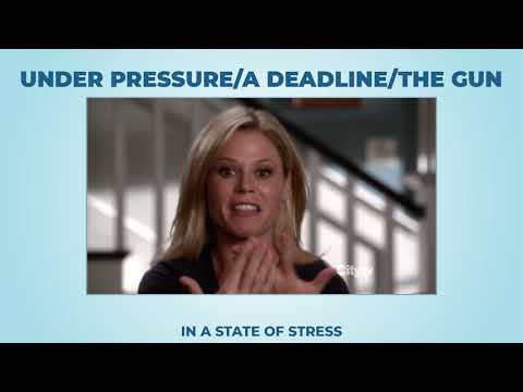 Under pressure/a deadline/the gun (long v.)- Learn English with phrases from TV series - AsEasyAsPIE