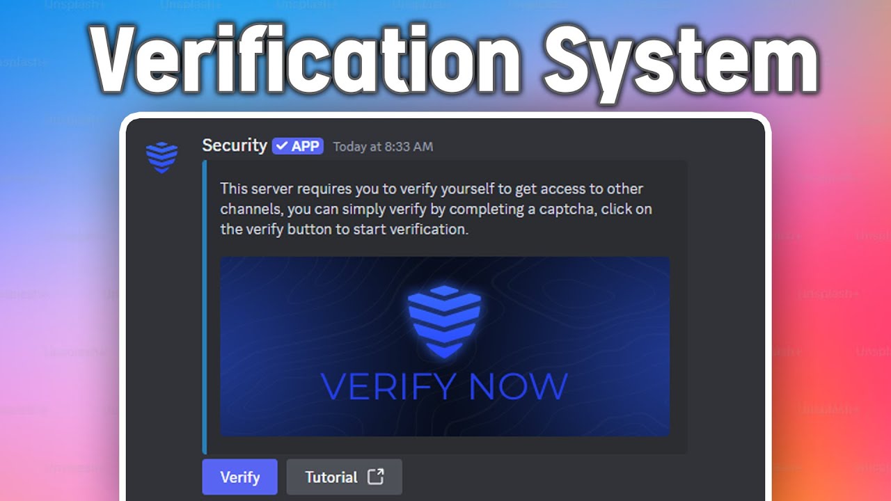 How to setup verification system on discord ( security bot ) | captcha verification | 2 MINUTES