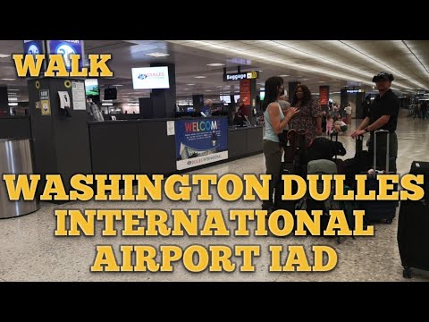 Arrival Washington Dulles IAD International Airport