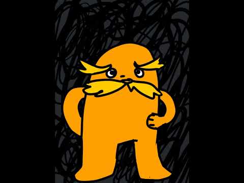 drawing the lorax sad :( #shorts #art #lorax #trending