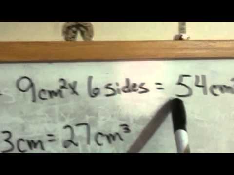 Calculating surface area to volume ratio