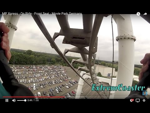 MP Xpress - On Ride - Front Seat - Movie Park Germany