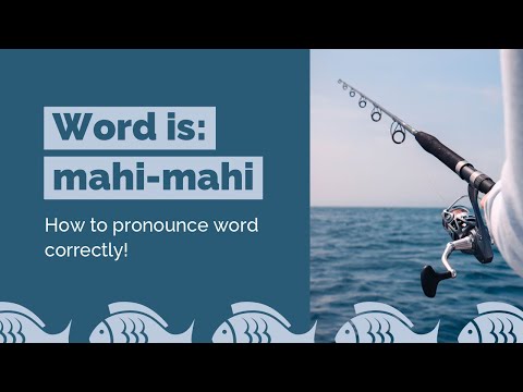 How to pronounce/say mahi-mahi in American English and use in a sentence plus learn meaning of word