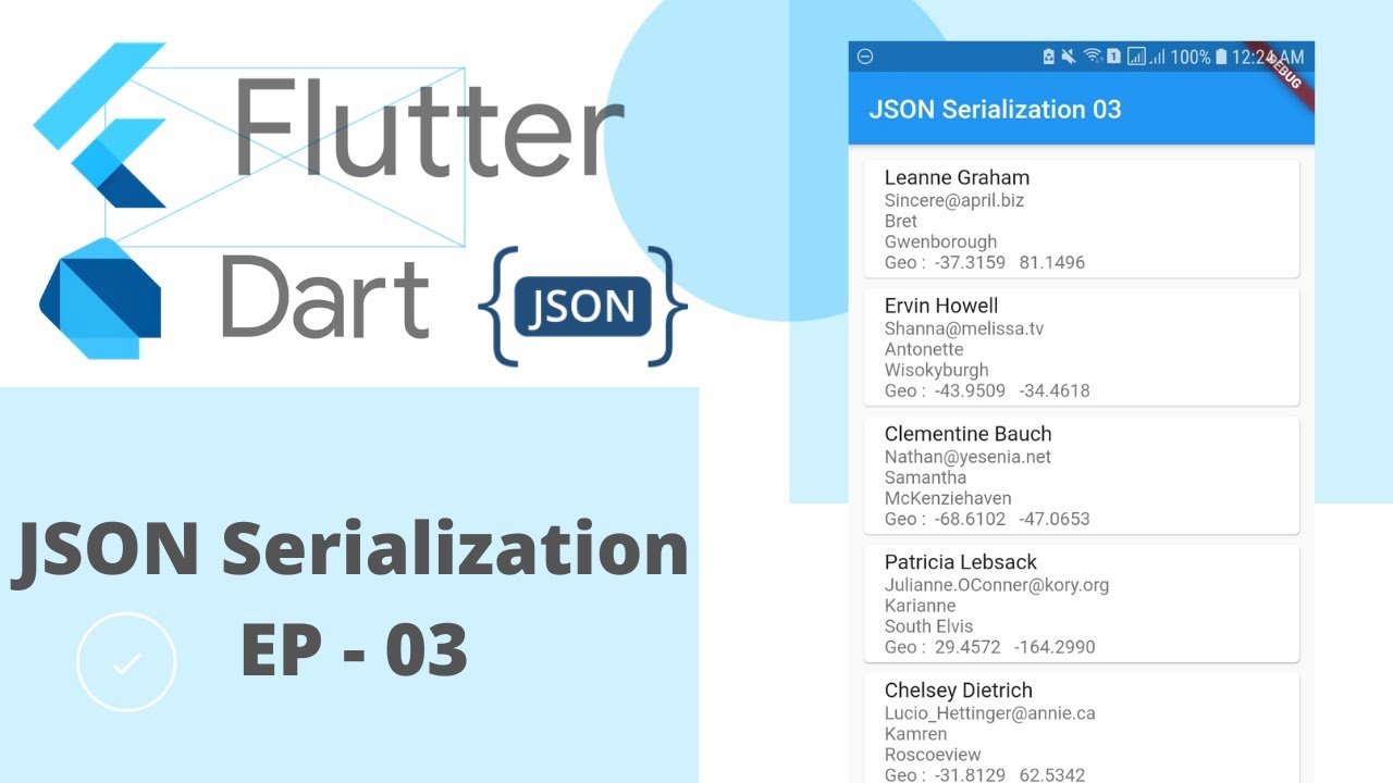 JSON Data Serialization ( EP-03 ) ||  Parsing Complex JSON API Data  #flutternepal #json