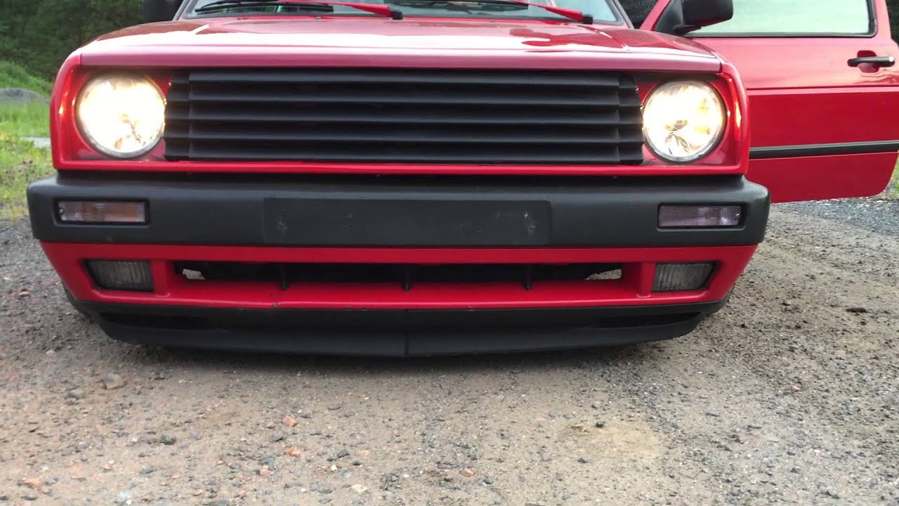 Golf 2 GTI With Headlight Covers: Hidden European Muscle Car ...