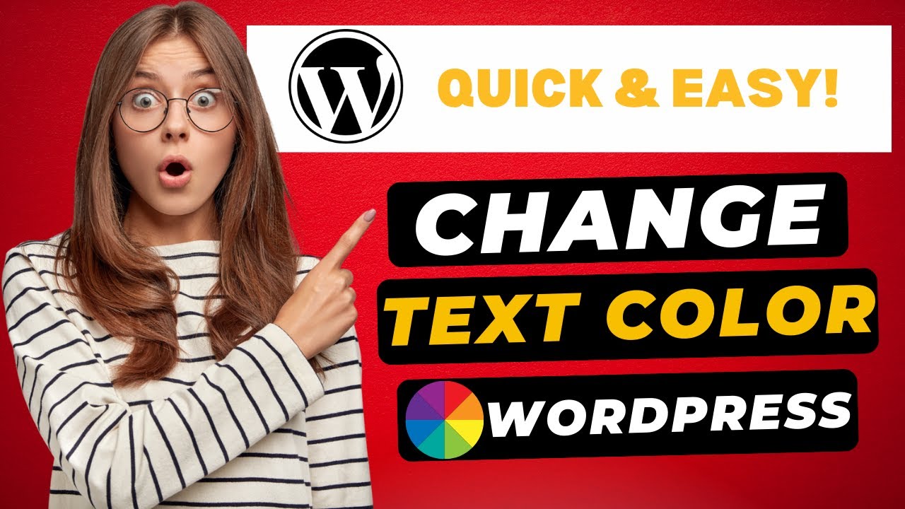 How To Change Text Color In WordPress 🔥 (FAST & Easy!)