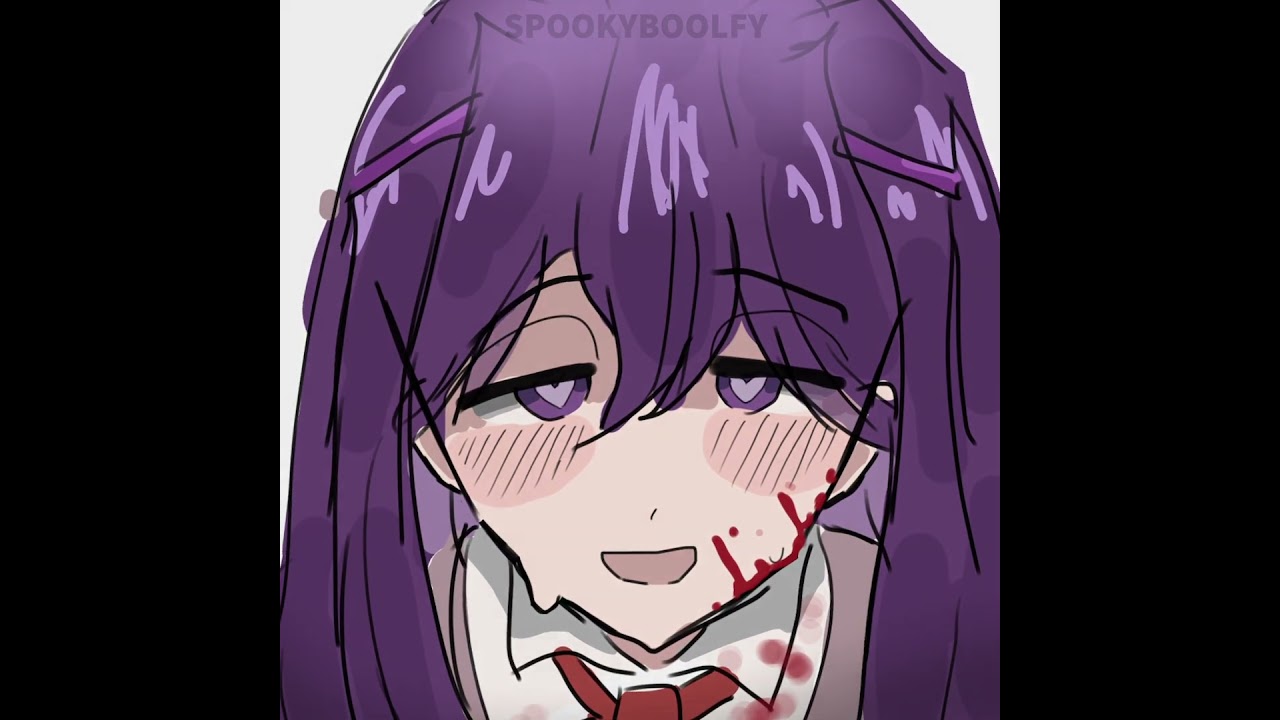 Yuri DDLC! #ddlc #ddlcyuri #art #drawing #tweening #shorts #artist #foryou #trending #trendingshort