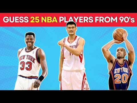 Guess the NBA Players from the 90s: Can You Name These Former Basketball Players?