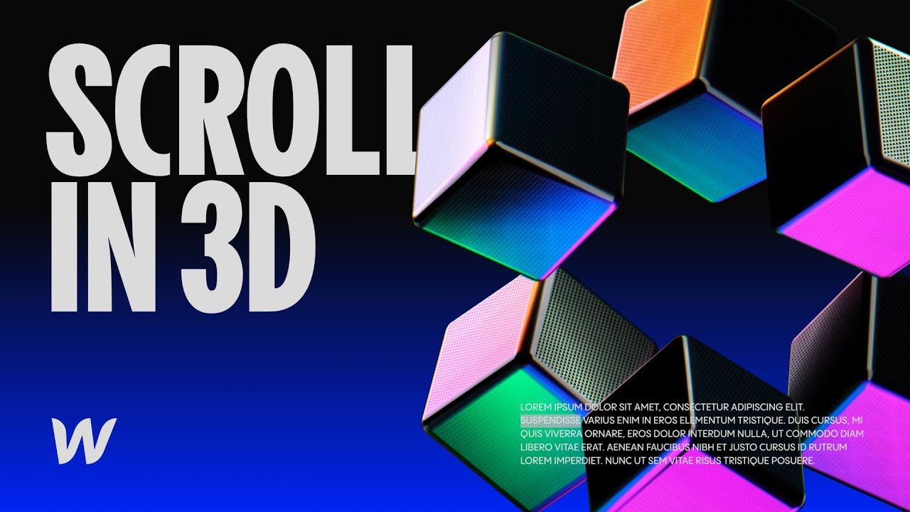 3D Scroll Interactions in Webflow