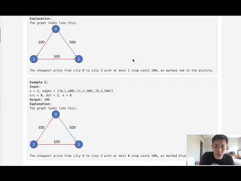 Leetcode - Cheapest Flights Within K Stops (Python)