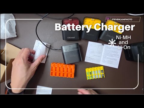 Battery Chargers - imuto - RayHom - Chicnod - charges Ni-MH and Li-On batteries