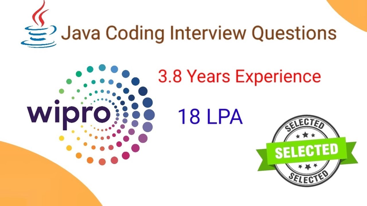 Wipro Java Coding Interview Questions and Answers | Java Full Stack Developer | Wipro Interview