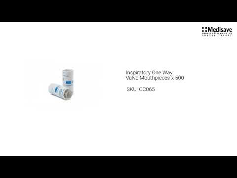 Inspiratory One Way Valve Mouthpieces x 500 CC065