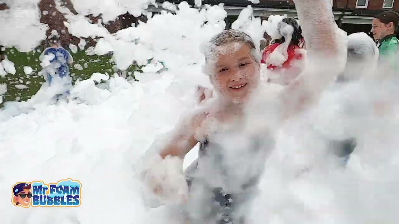 Mr Foam Bubbles Foam Party
