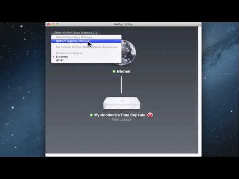 Using an Airport Express to extend the WiFi Range of an Airport Extreme
