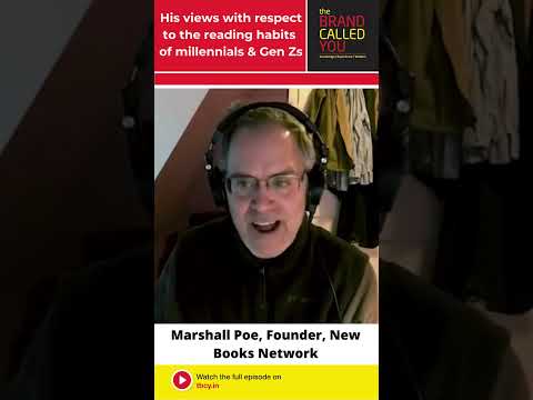 Reading Habits of Millennials and Gen Z | Marshall Poe | New Books Network