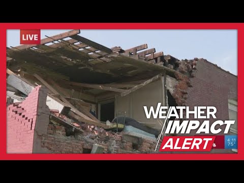 Storm damage reported in north St. Louis