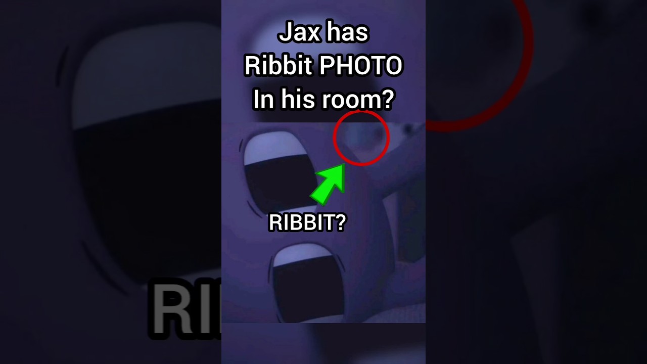 Jax has Ribbit PHOTO In Episode 7? #shorts #theamazingdigitalcircus #tadc