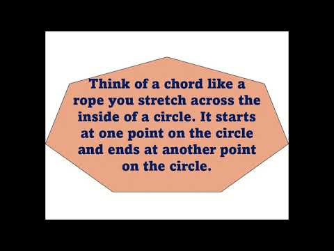 "Chords and Diameters - Easy Geometry for Kids!"