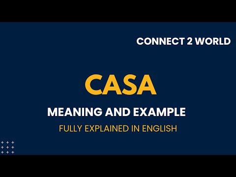 What Does casa Means || Meanings And Definitions With casa in ENGLISH