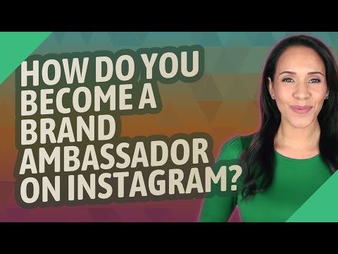 How do you become a brand ambassador on Instagram?