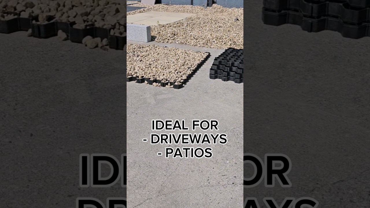 Gravel Grids, are ideal for driveways and patios. Easy to install and available in 500mm x 500mm