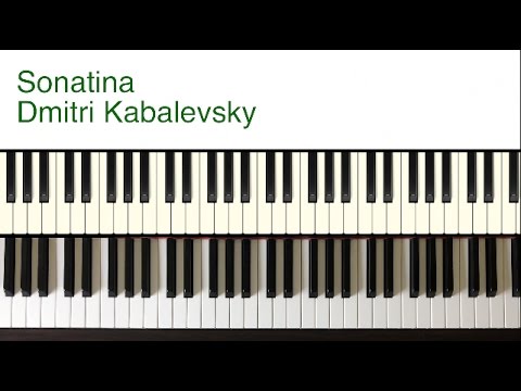 KABALEVSKY Sonatina (no.18), from '30 Children's Pieces', op.27