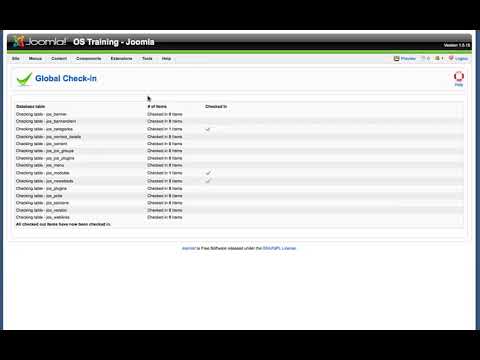 Learn Joomla 1 5 Beginner Lesson 42 Tools - Mind Luster