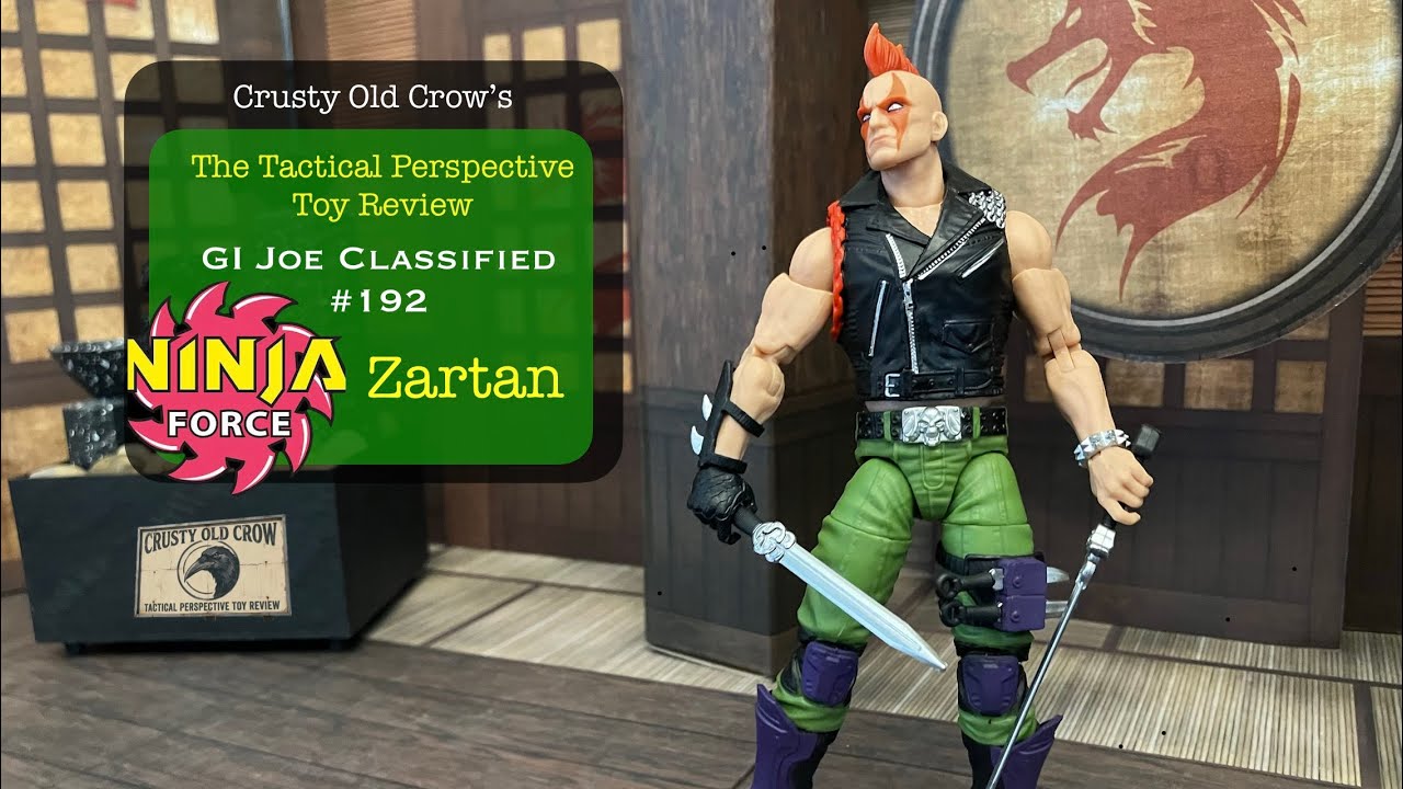 GI Joe Classified #192, Zartan ( Ninja Force). The Tactical Perspective Toy Review