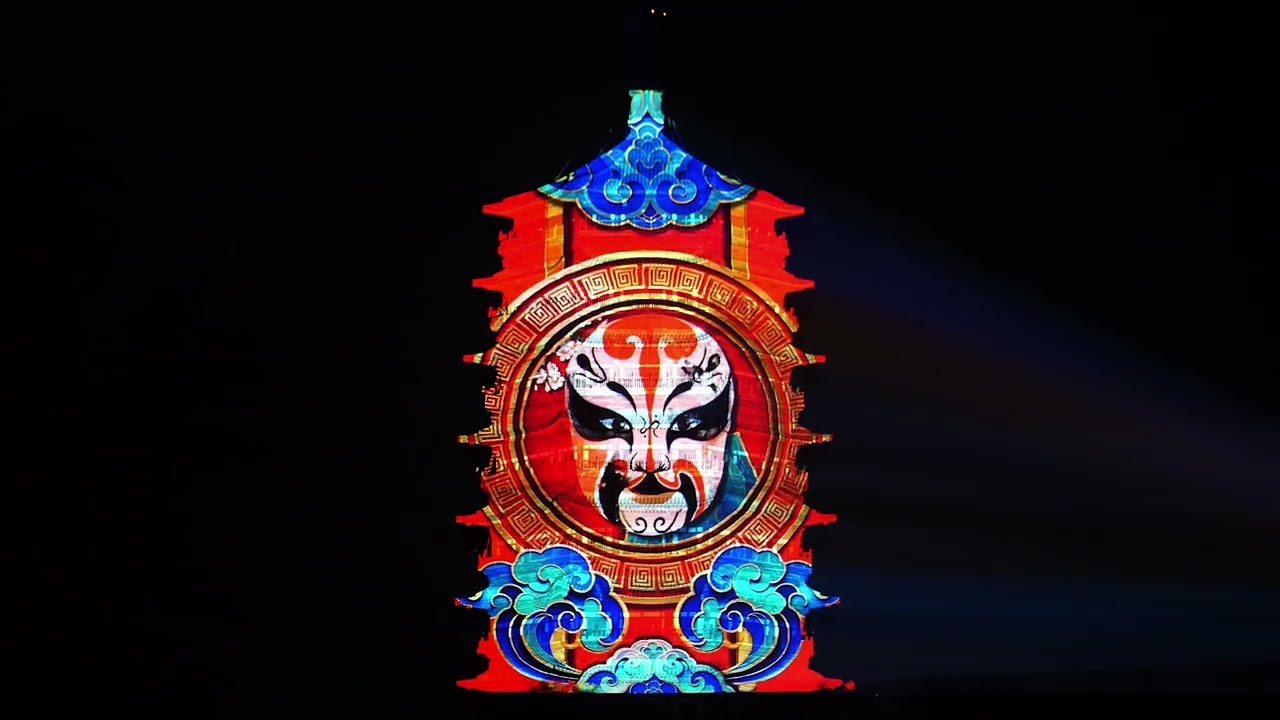 Light and legacy meet at Yongding Tower projection mapping - Barco