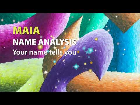 MAIA Name Analysis / Your name tells you