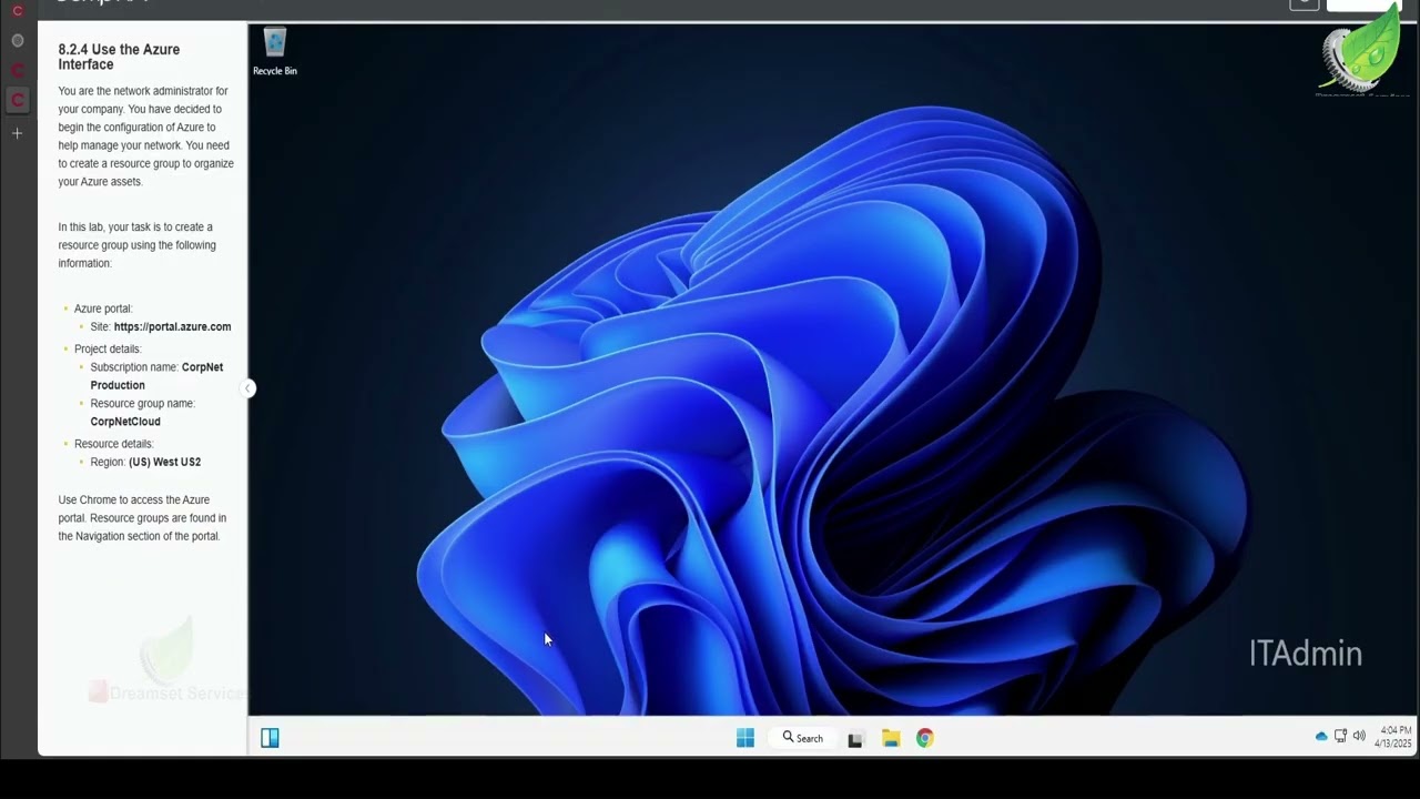 8.2.4 Use the Azure Interface
