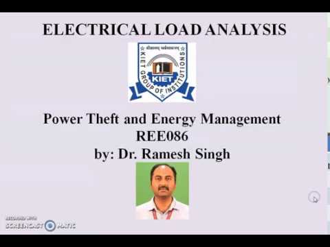 L 5 ELECTRICAL LOAD ANALYSIS