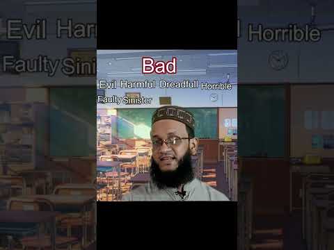 Synonyms of bad/ Bad এর প্রতিশব্দ কি, কি I