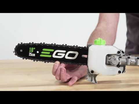 How to adjust the Pole Saw Attachment Chain Tension