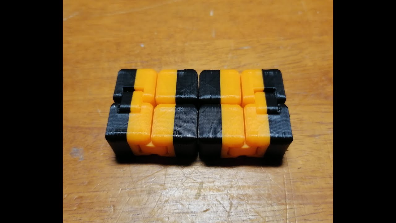 3D printed infinity cube