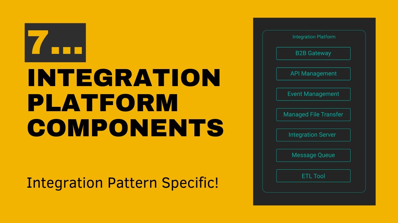 Seven essential components of Integration Platform