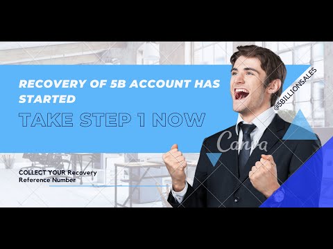 Collect RRN code & start to recover your 5B account | Recovery of account has started
