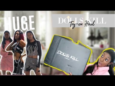 HUGE Dolls Kill Try On Haul | sugar thrillz shoes review| Kila Dajay