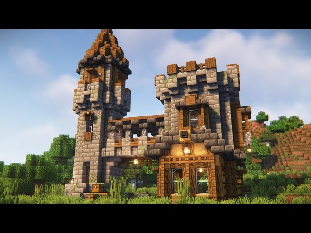 Medieval Build | Gatehouse (Tutorial) Minecraft Map